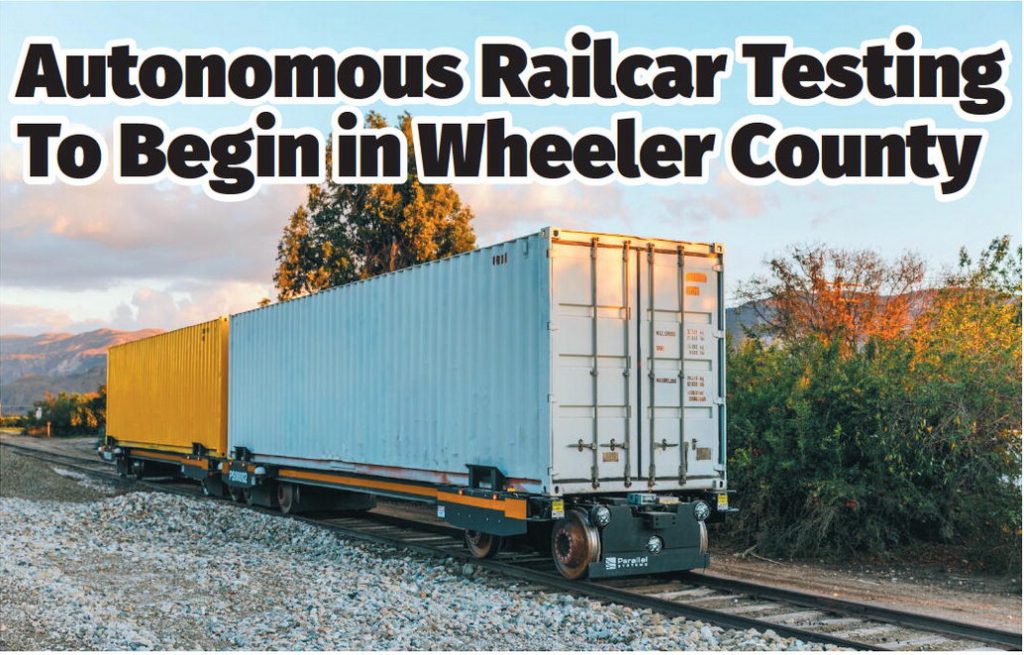 Autonomous Railcar Testing To Begin in Wheeler County – The Advance News